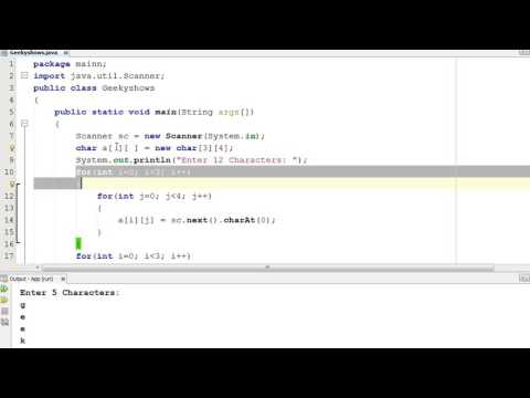 Learn 224 Getting input from user in char array Java Programming Hindi - Mind Luster