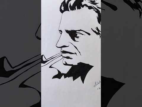 Easy Satyajit Roy drawing | Tribute to Satyajit Roy | @creativedisha51