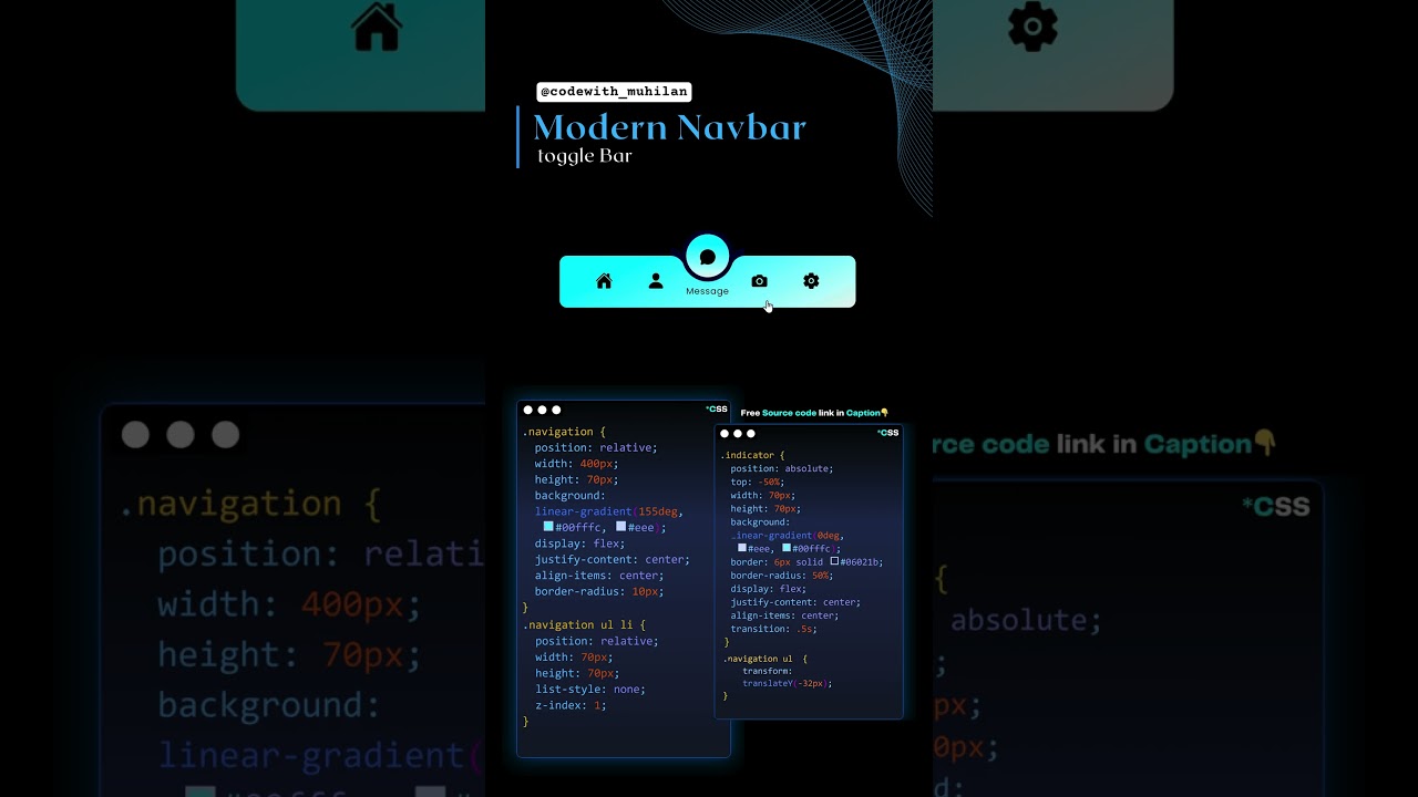 Modern Navbar#css #coding #navbar #Website #frontenddeveloper #modernwebdesign