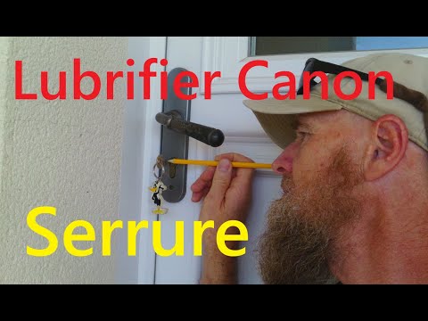 Lubricating your lock barrel