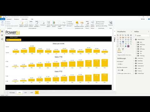 YTD - QTD - MTD - DAX - Power BI Solutions