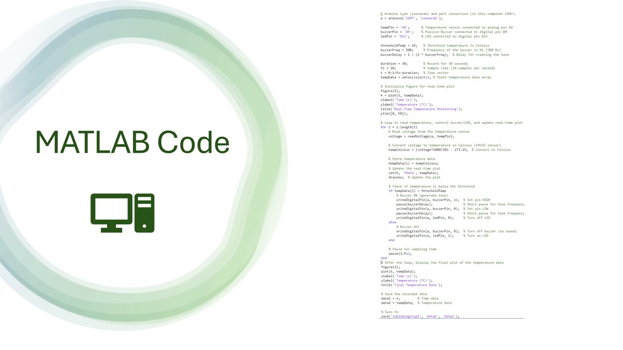 BME4503C Lab 2: Arduino Temperature Sensor with MATLAB Integration