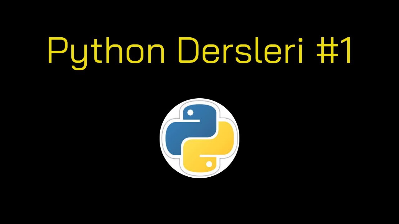 Python Dersleri 1 - Python ve Pycharm Kurulumu