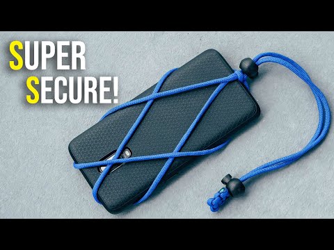 📱 IMPROVED DIY Phone Lanyard | ID Badge Holder Paracord