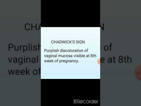 Chadwick sign.@SGS Nursing Academy#youtube #shorts #shortsvideo #youtubevedios