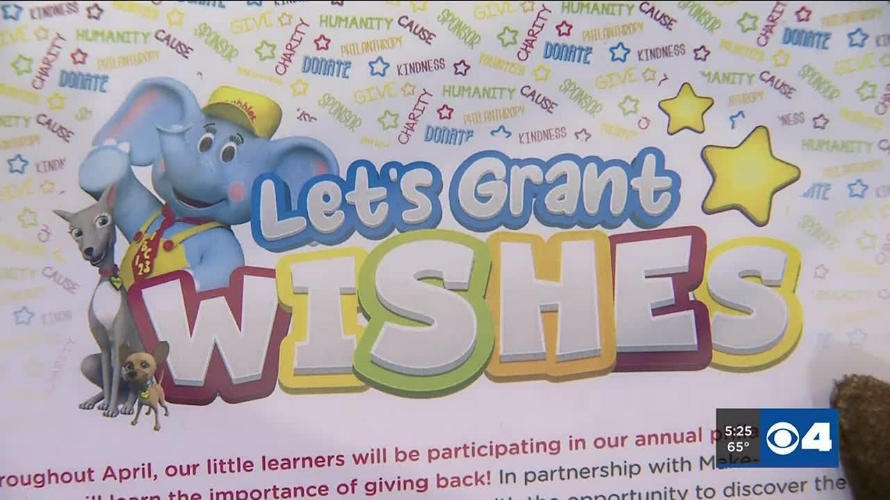 Local preschoolers auction art to raise money for Make-A-Wish