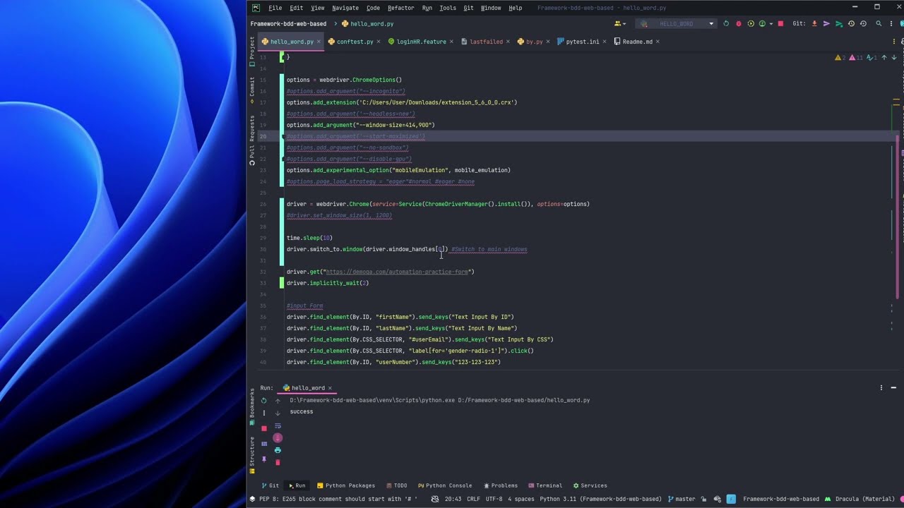 Install Chrome Extension with Selenium & Python