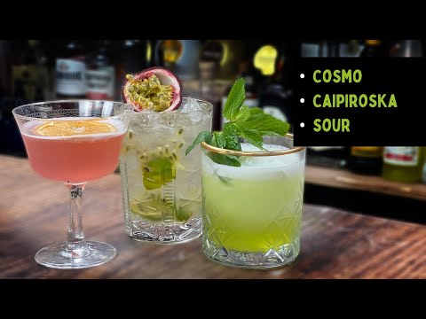 3 easy VODKA Cocktails | Recipes FLIPPED UP as you've NEVER seen them before! (pt2)