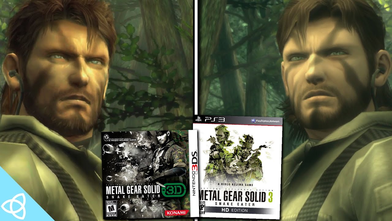 Metal Gear Solid 3D (3DS) vs. Metal Gear Solid 3 HD (PS3/PS5) | Side by Side