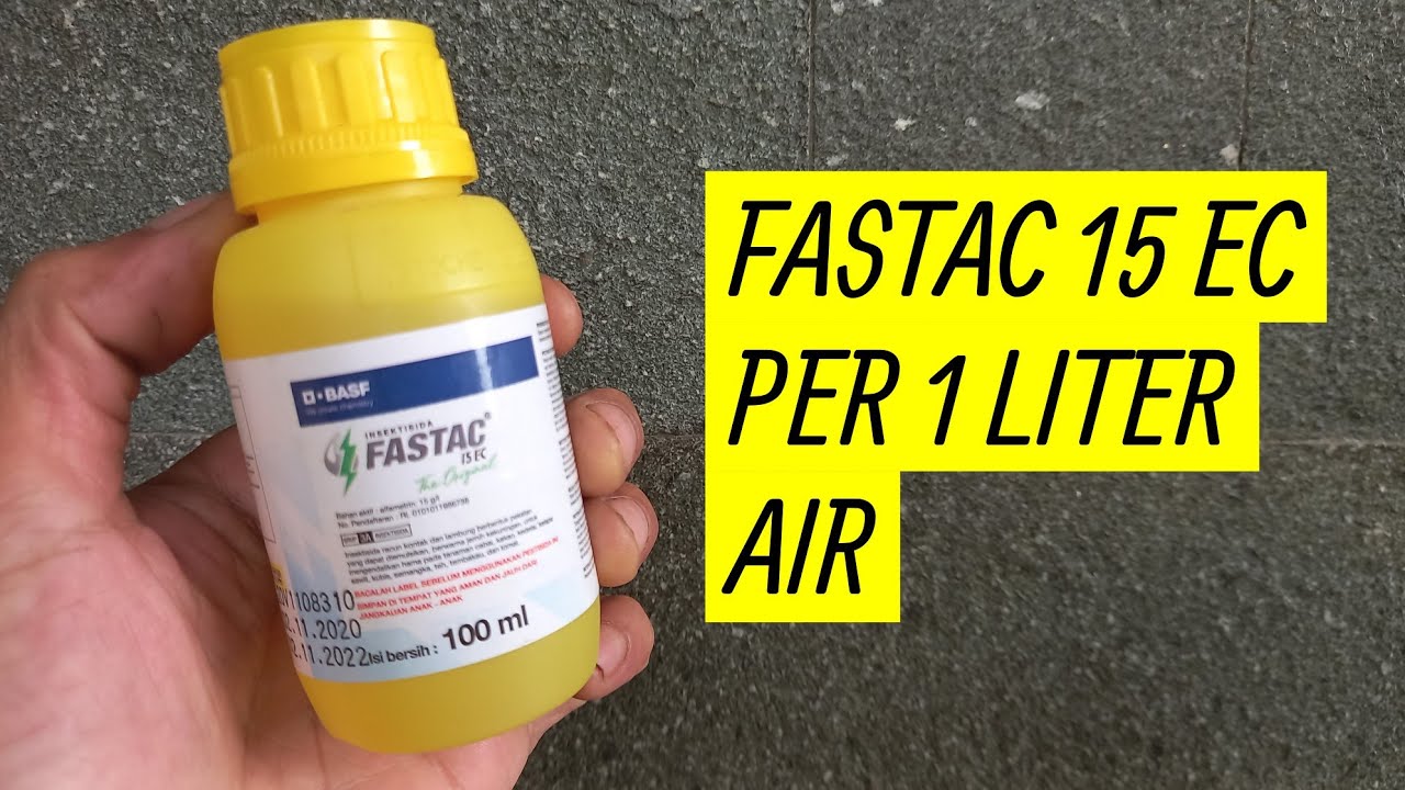 Cara Penggunaan Insektisida FASTAC 15 EC per Liter Air, Bahan Aktif: Alfametrin