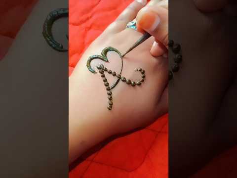 A ✨ letter tatto design#shorte#viralvideo#trending#mehndi