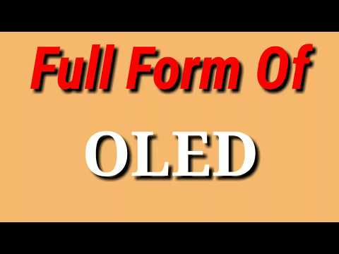 Full form of OLED