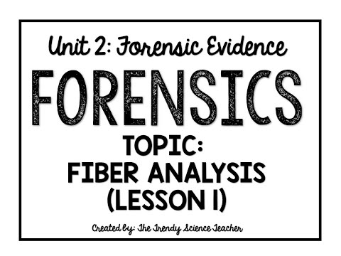 Fiber Analysis- Lesson 1 (older version)