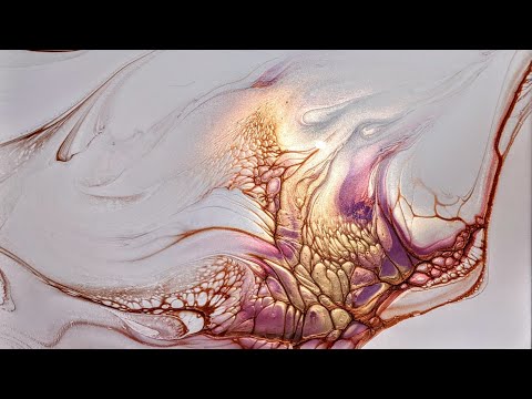 'Venus' ~ Soft and Beautiful Acrylic Pour ~ Bloomswipe Technique (180)