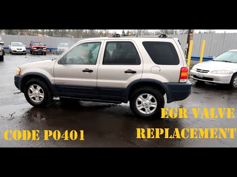 Code P0401 Ford Escape EGR Replacement