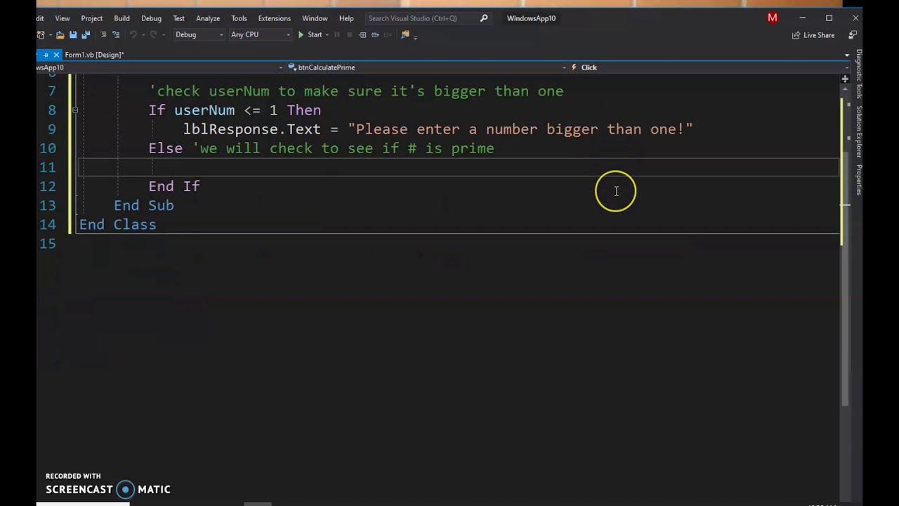 Do...While Loop Prime Numbers Tutorial Visual Basic