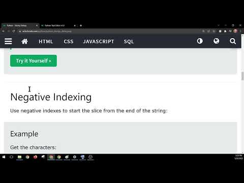 W3schools Python Slicing Strings