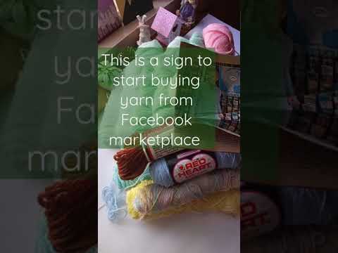 yarn from Facebook marketplace #short #shorts