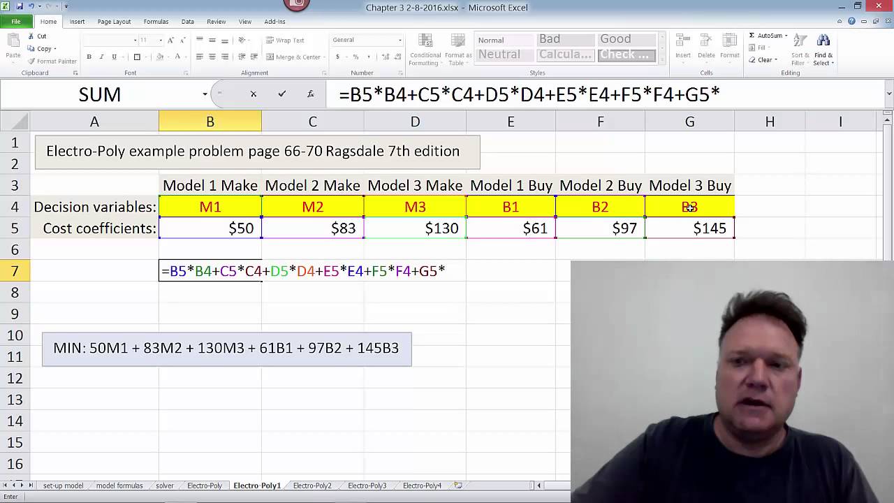 18. Part 2 Electro-Poly Modeling Objective Function
