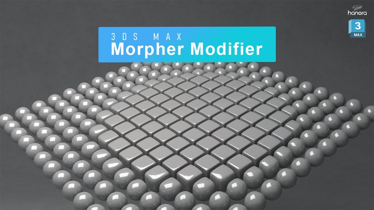 How To Work With Morpher Modifier in 3DS Max - For Beginner | Hanora 3D