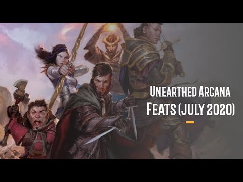 DnD (5e) Unearthed Arcana - Feats