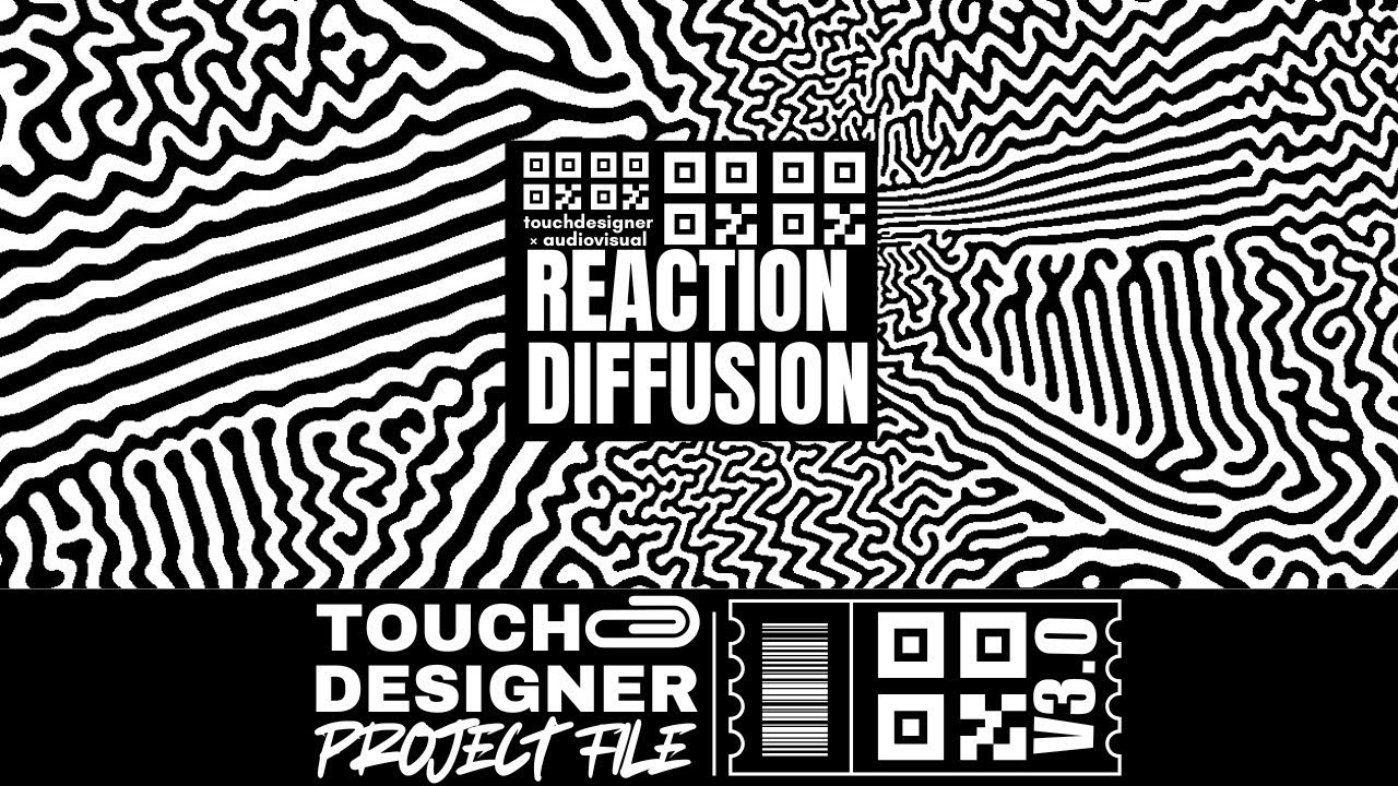 Audio Visualization Reaction Diffusion - TOUCHDESIGNER Patreon special