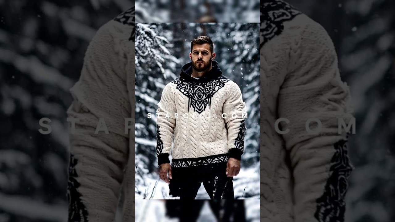 Viking Wolf Celtic Hooded Sweater