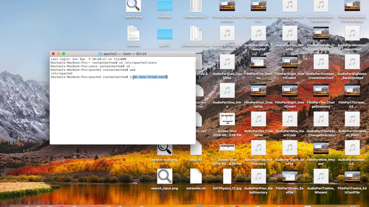 How to Set Up Localhost/Apache on MacOS