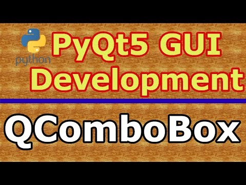 How To Create QComboBox In PyQt5 | Python GUI Development