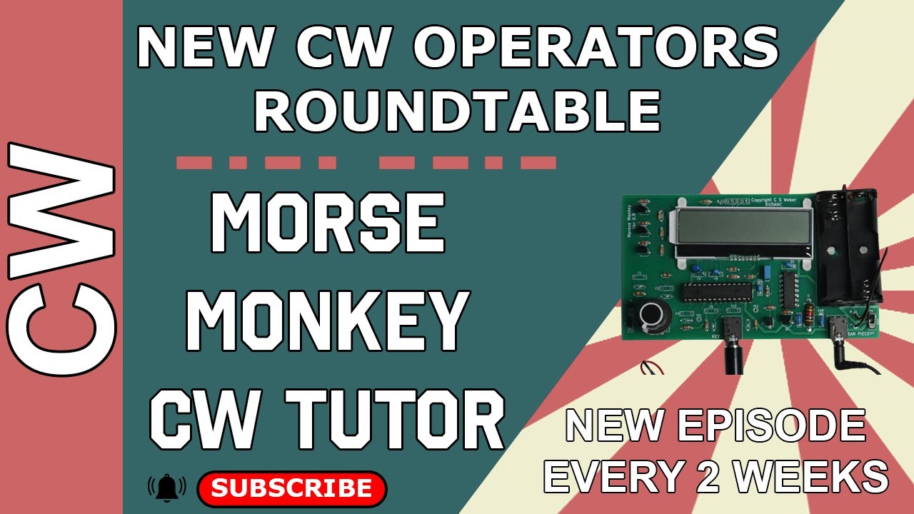 Morse Monkey CW Tutor Trainer #cw #morsecode