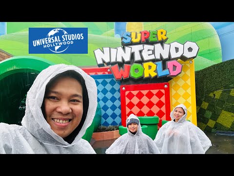 New Super Nintendo World Attraction in Universal Studios Hollywood | Los Angeles Vacation Vlog