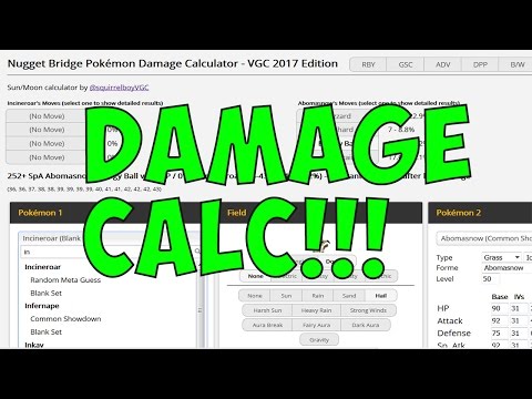 Pokemon Sun and Moon Damage Calculator!
