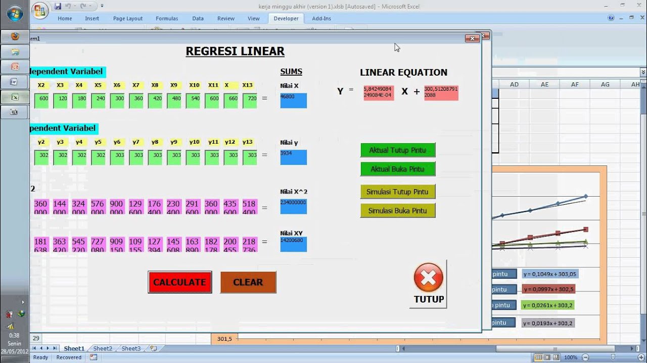 tutorial regresi linear.avi
