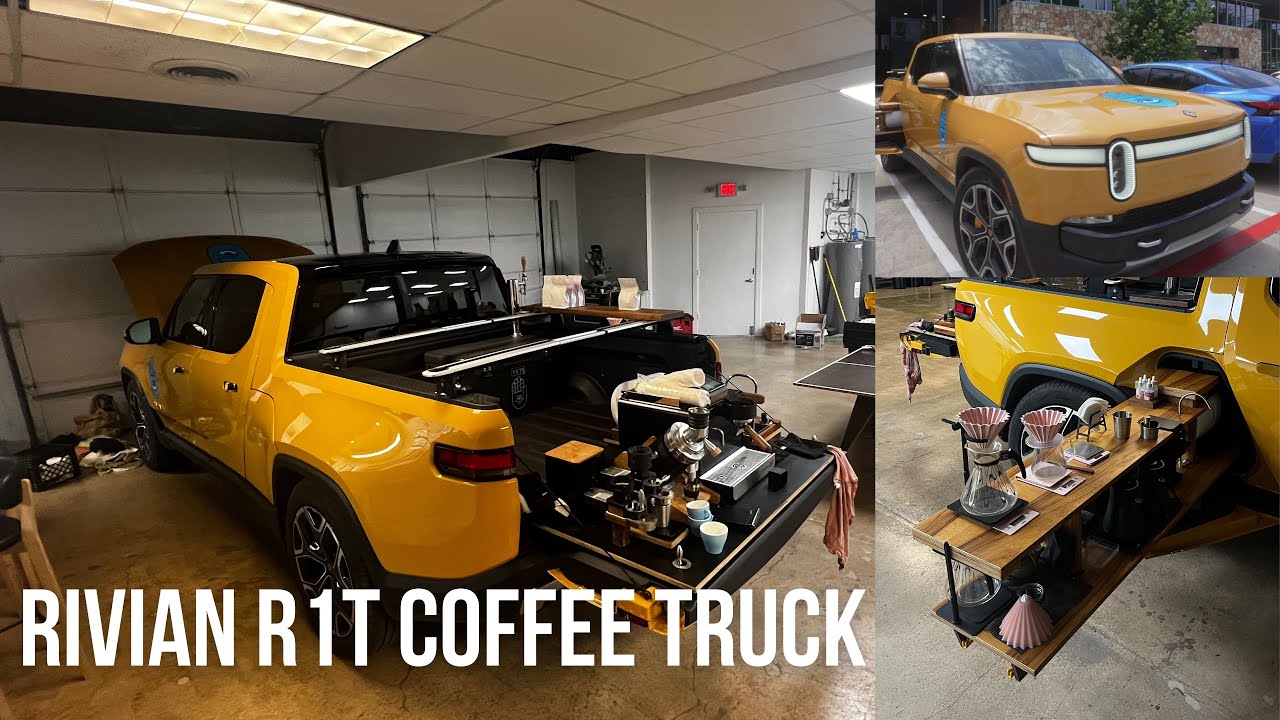 This Rivian R1T Is a Pop-Up Coffee Shop, Will Rock Tailgate Parties ...