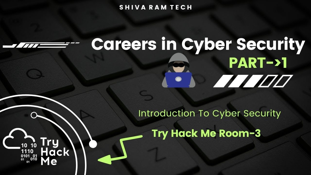 Careers in Cyber Security  || PART - 1 || Shiva Ram Tech ||