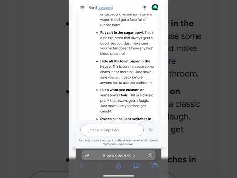 April Fools Day Ideas By Google Bard AI 😱| Google Bard's Top 10 Hilarious April Fools' Day Pranks