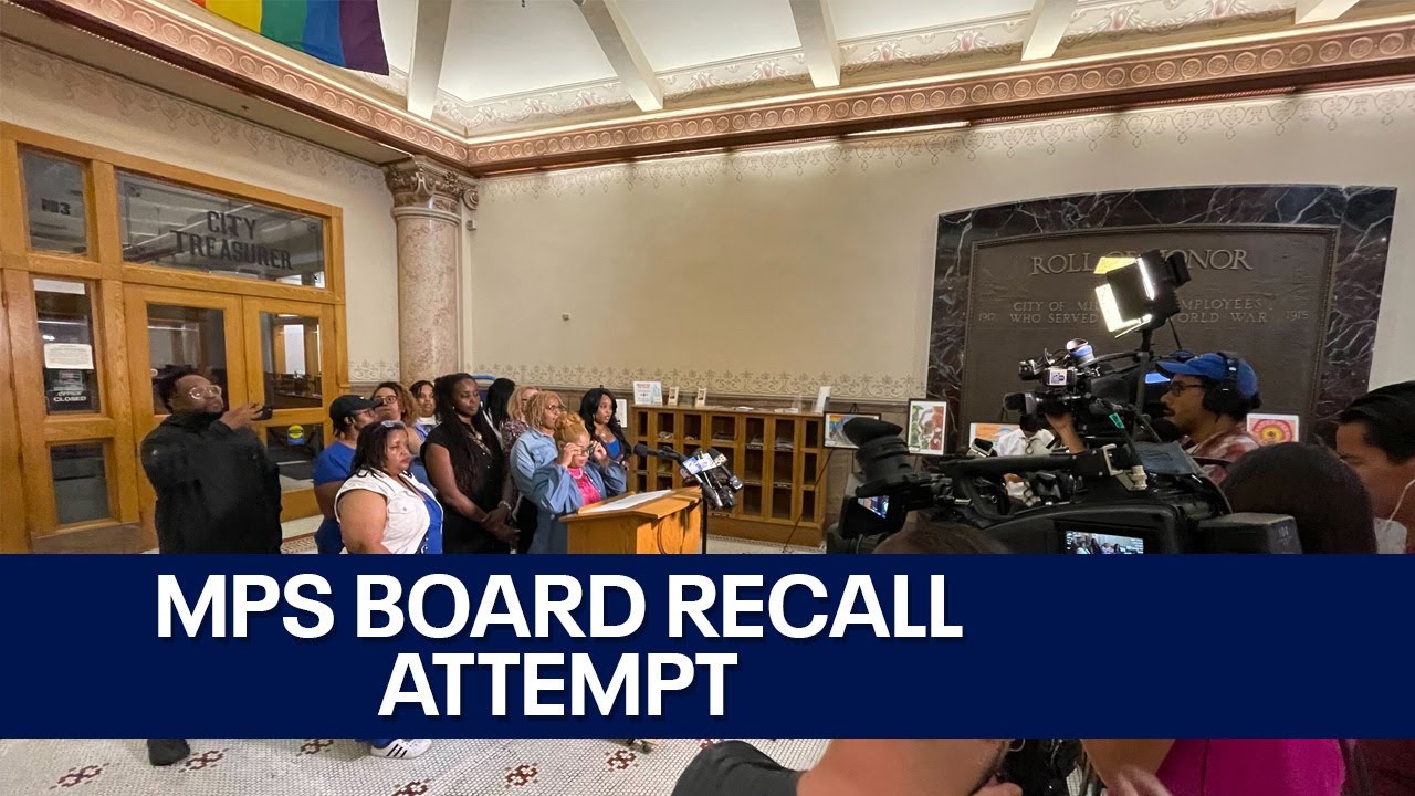 Attempt to recall MPS board members press conference | FOX6 News Milwaukee