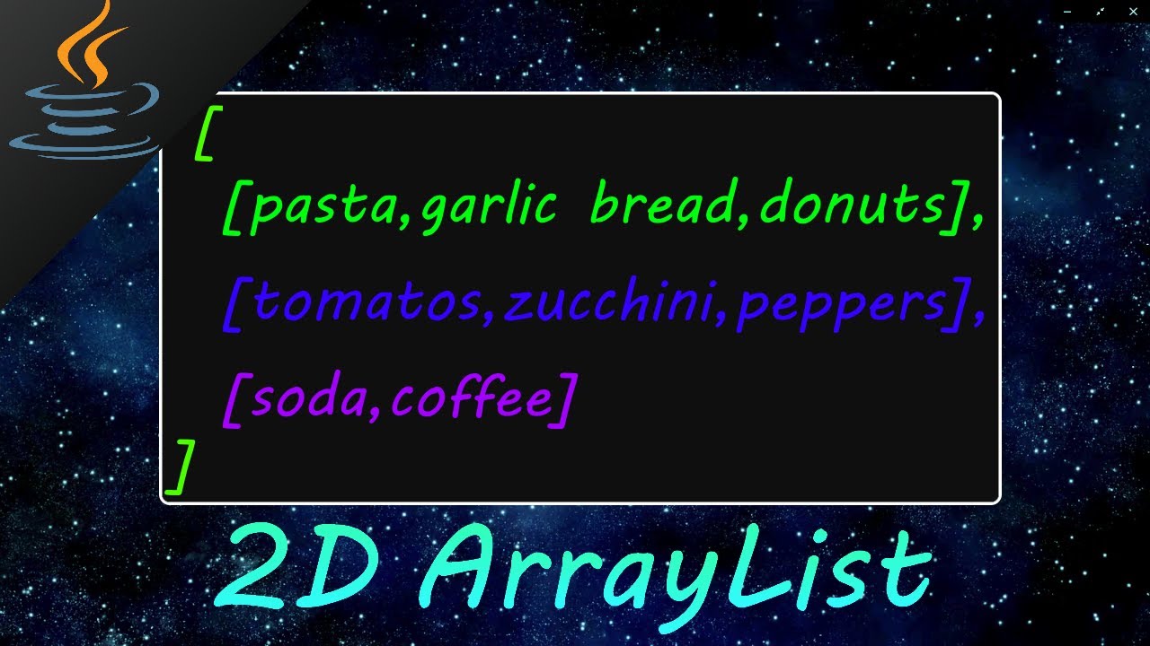 Java 2D ArrayList 📜