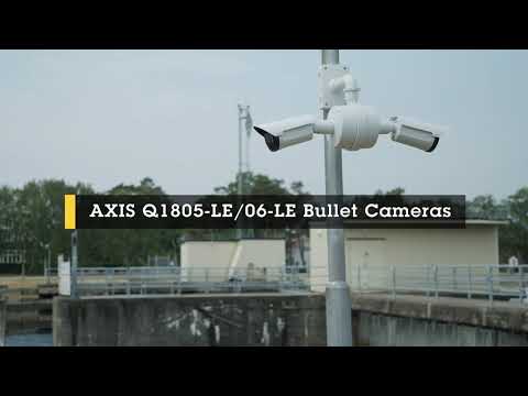 First class surveillance at any distance – AXIS Q1805-LE/06-LE Bullet Cameras