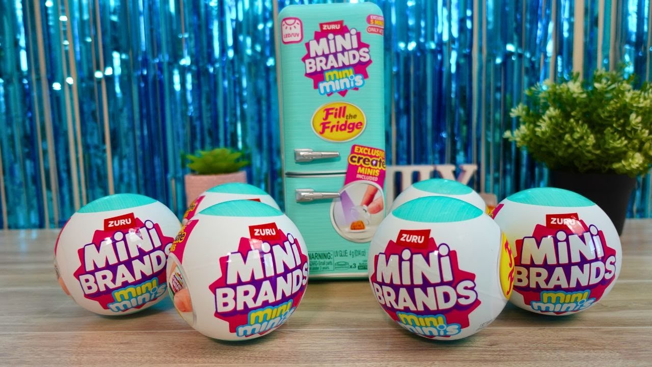 Unboxing Zuru Mini Brands – Mini Fridge y 6 Sorpresas Exclusivas