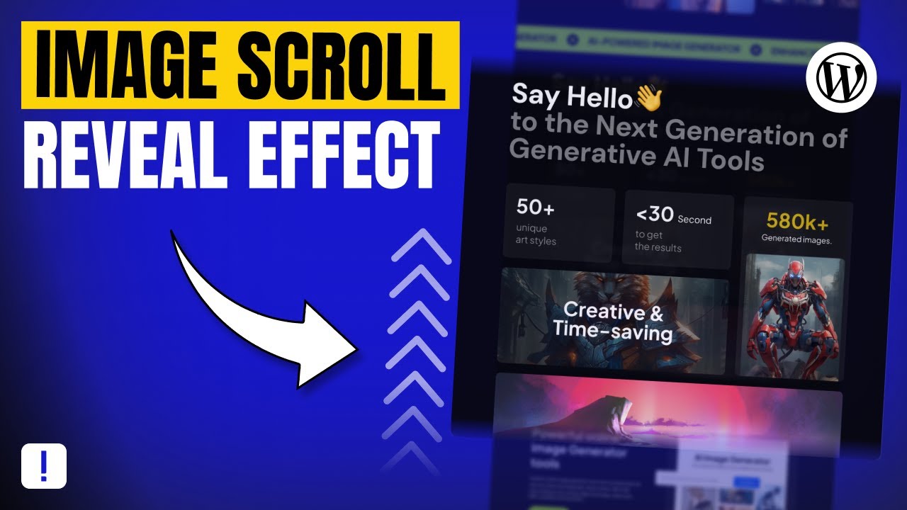 How to Add Image Hover & Scroll Effects in WordPress | Portfolio & Product Reveal