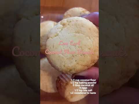 Low Carb Coconut Flour Biscuits