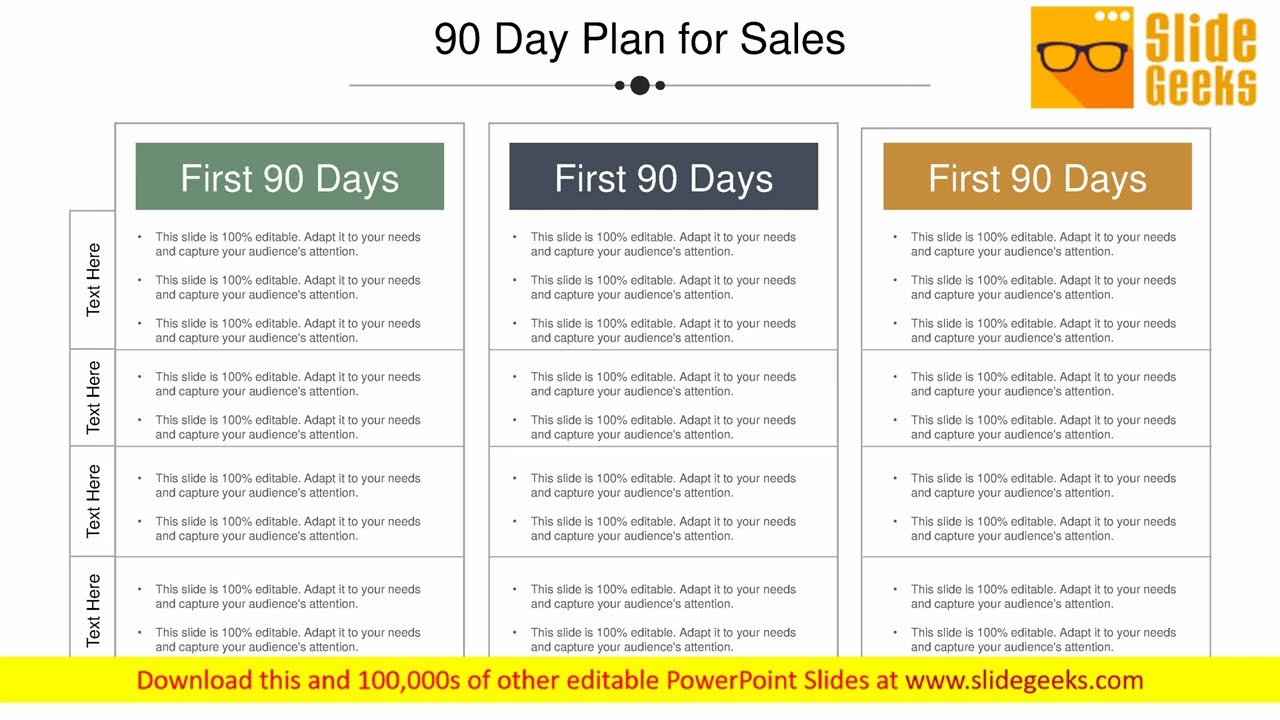 90 Day Plan For Sales Ppt Powerpoint Presentation Portfolio Gallery
