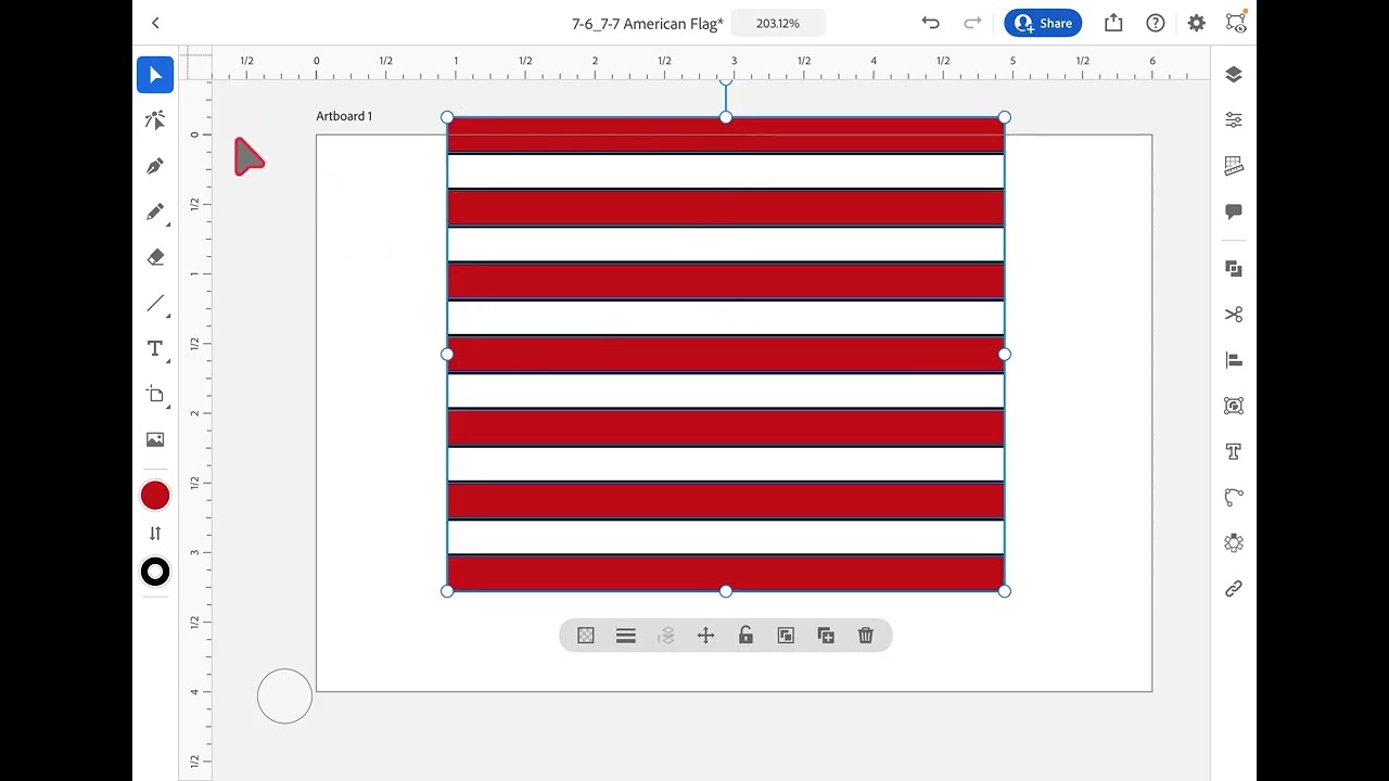 7-6/7 | AI - AMERICAN FLAG