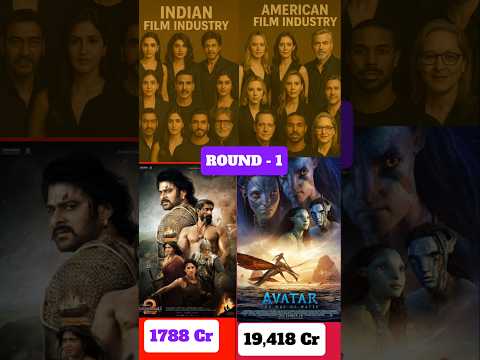 Bollywood film industry vs Hollywood film industry Top 3 highest grossing Movies, #shorts #trending