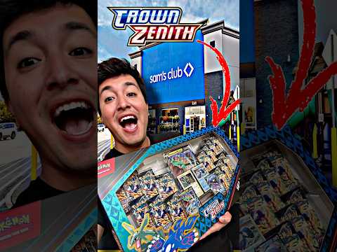 SAM’S CLUB CROWN ZENITH PULL RATES ARE OUT OF THIS WORLD! #pokemoncards #pokemontcg #tcg