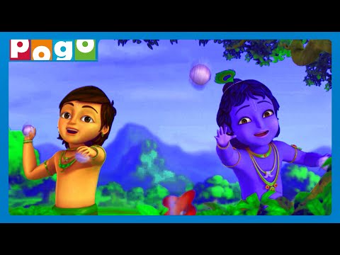 Little Krishna 🪈| Coolest Kid in Vrindavan! 😍| Hindi Cartoon 😆| Kids Stories | @PogoChannel