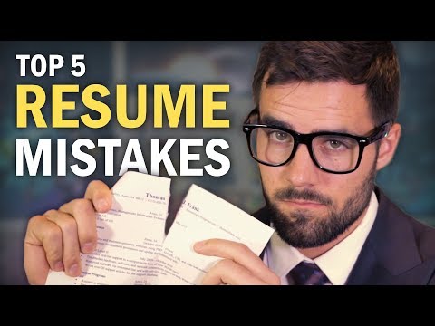 5 Resume Mistakes You Need to Avoid