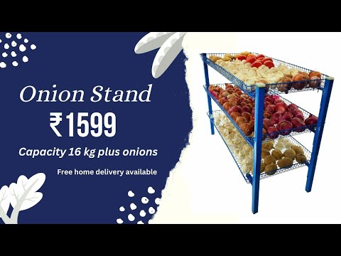 Kitchen Trolley - Onion potato storage rack price 1599 Manufacturer ...