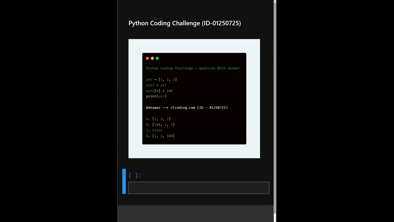 Python Coding Challenge ID 01250725